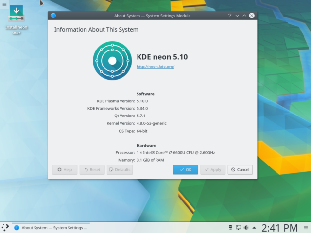 KDE neon User Edition 5.10 – KDE neon Developers' Blog