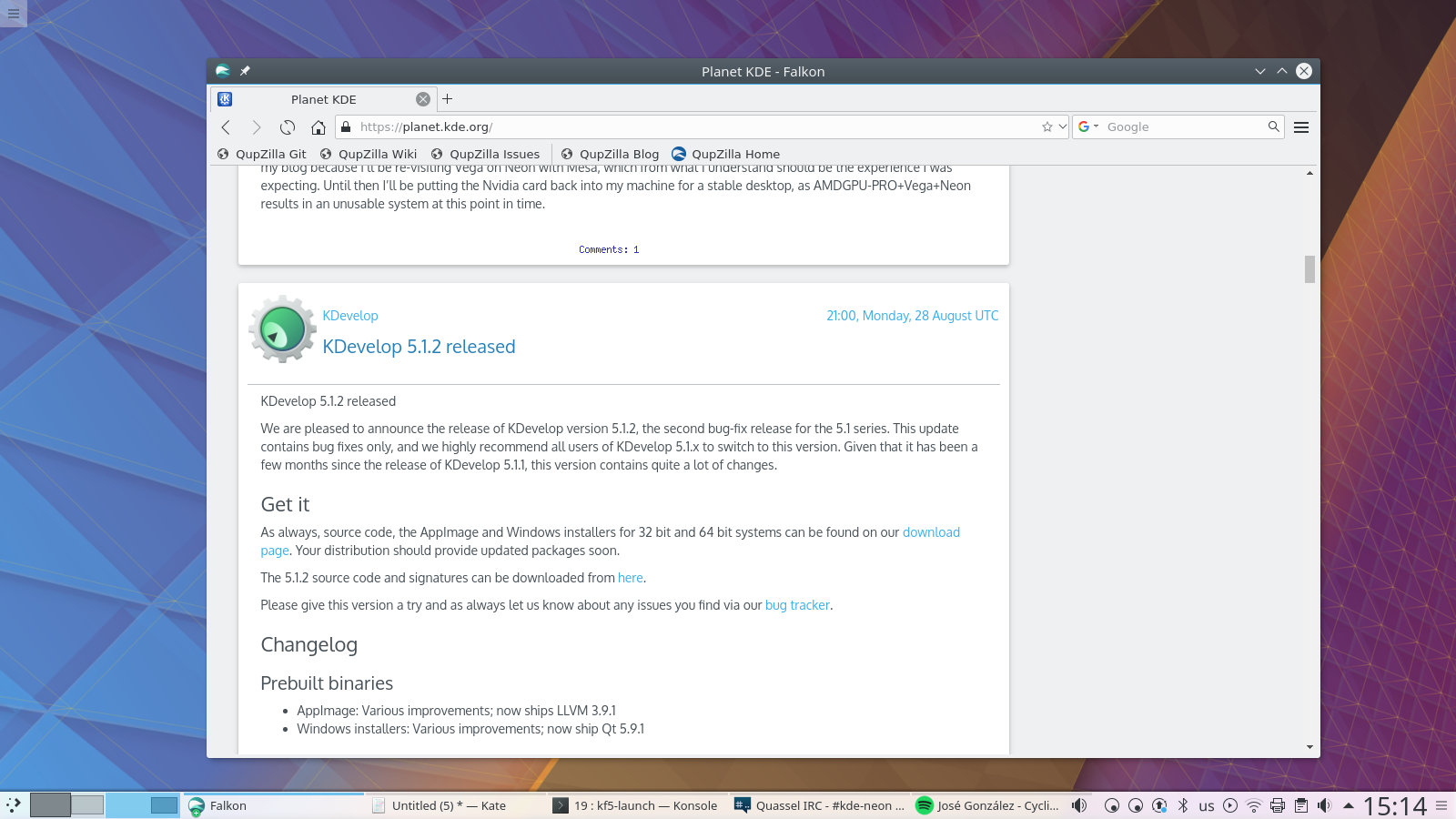 Great Web Browsing Coming Back to KDE with Falkon, New Packaging ...